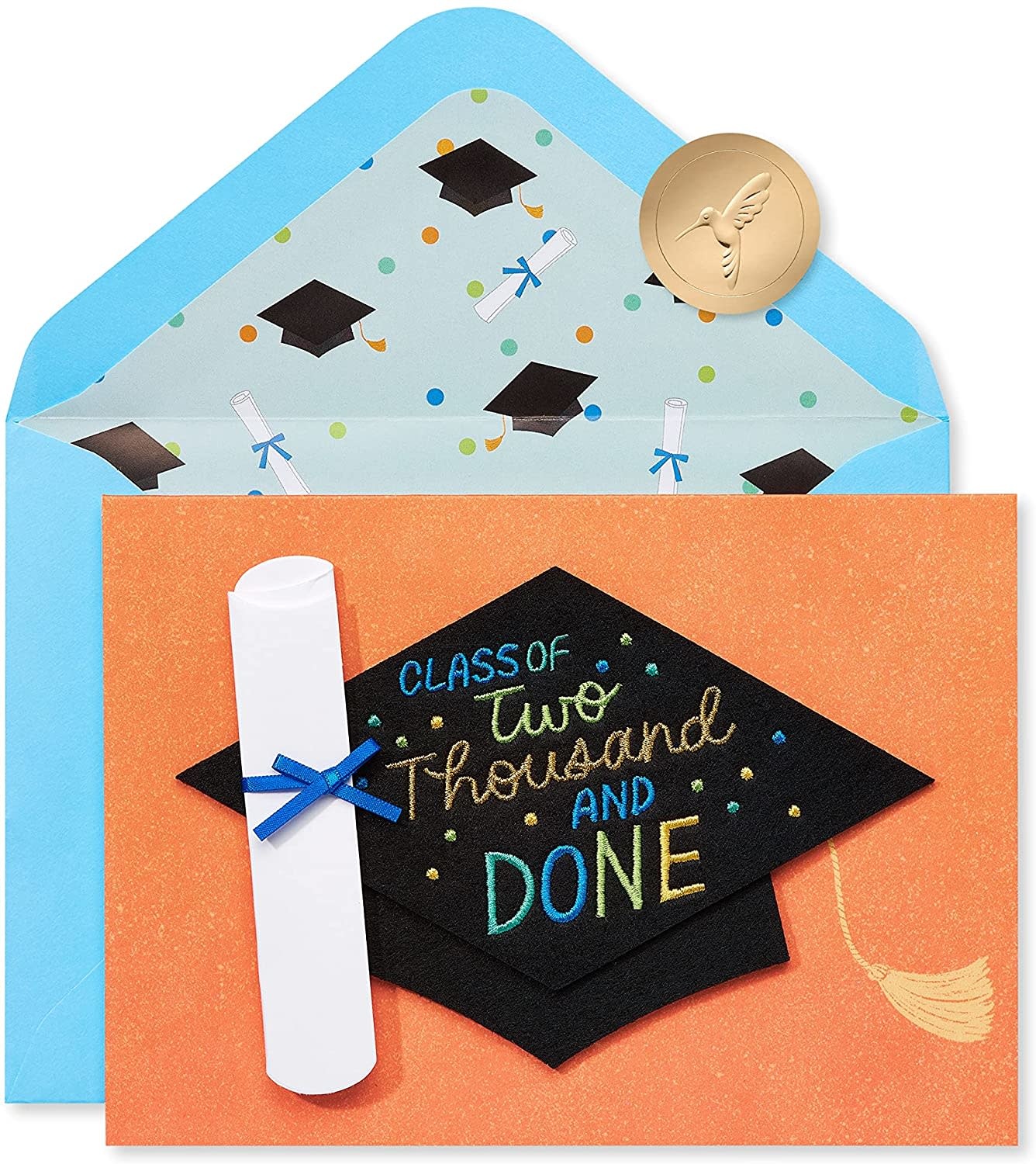 PAPYRUS® Graduation Cards Grad Cap With Class Of Two Thousand And Done ...