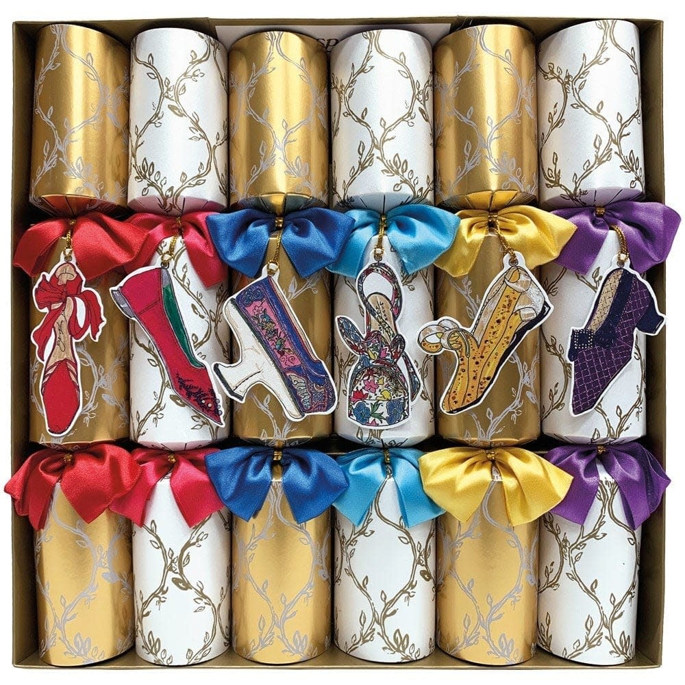 Caspari Celebration Crackers 6pk A History Of Shoes Party Favors - Digs ...