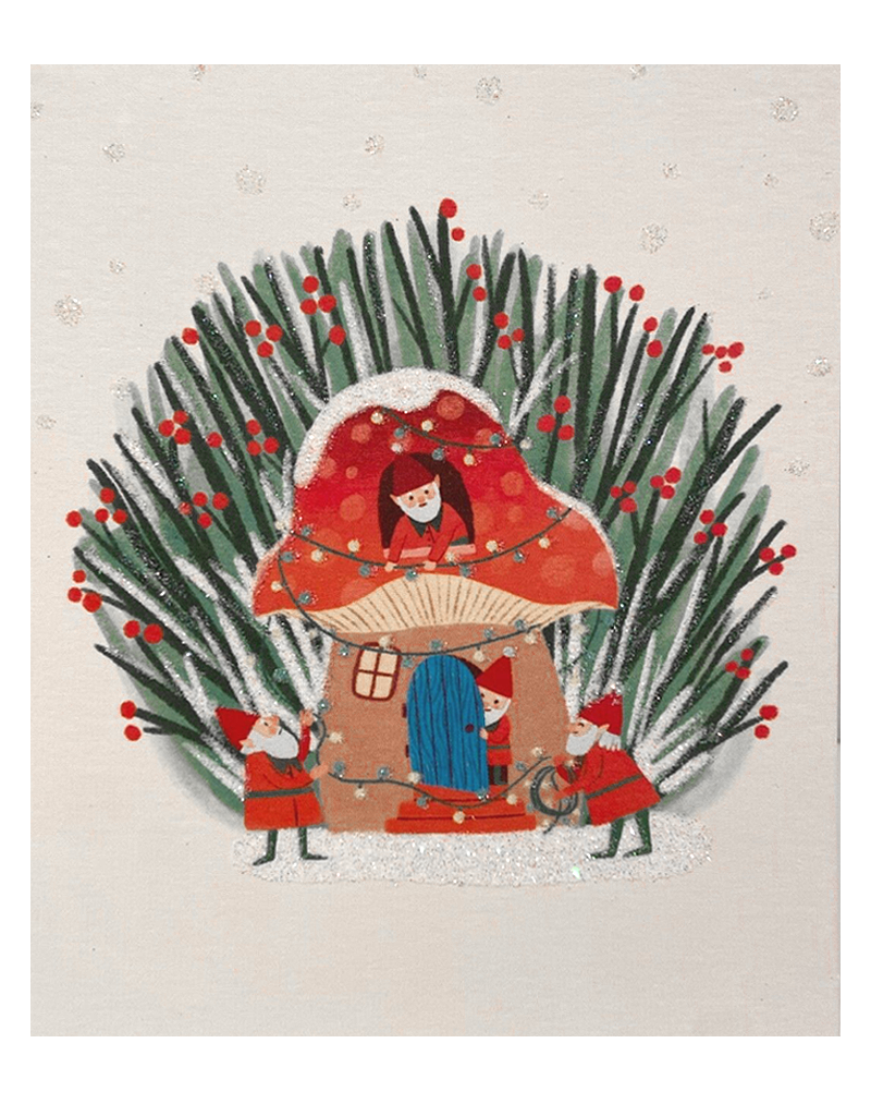 PAPYRUS Boxed Christmas Cards 20pk Santa Gnome Digs N Gifts