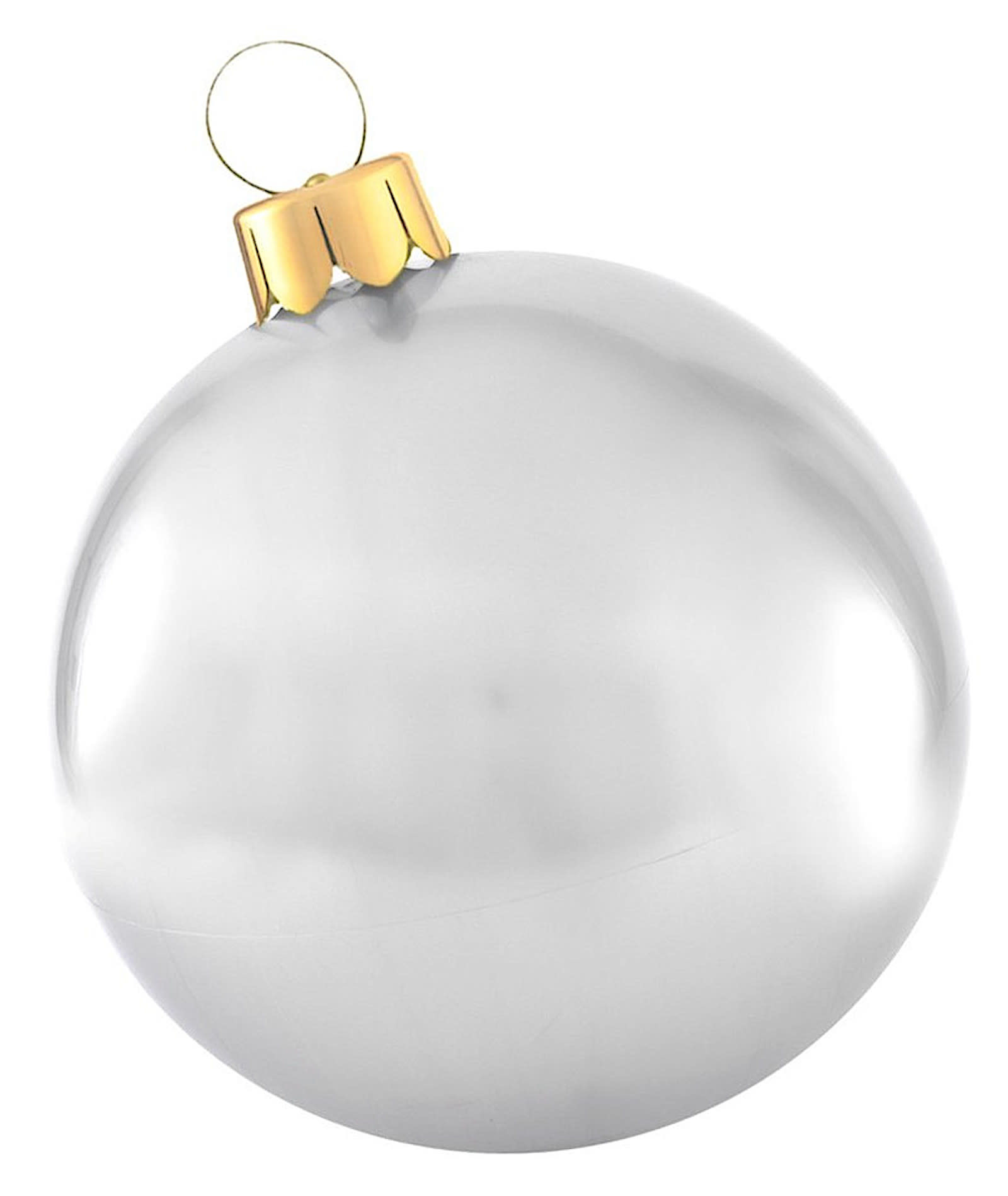 Holiball 30" Silver Holiball Inflatable Ornament - Digs N Gifts