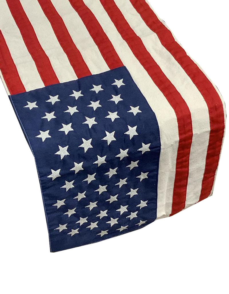 D. Stevens Table Runner 13x72 | American Flag Patriotic Table - Digs N ...