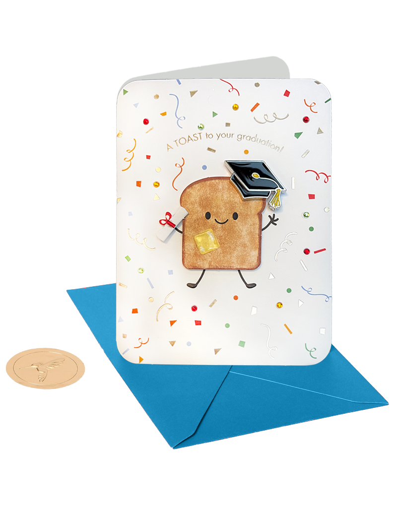 PAPYRUS Graduation Cards Graduation Toast Card - Digs N Gifts