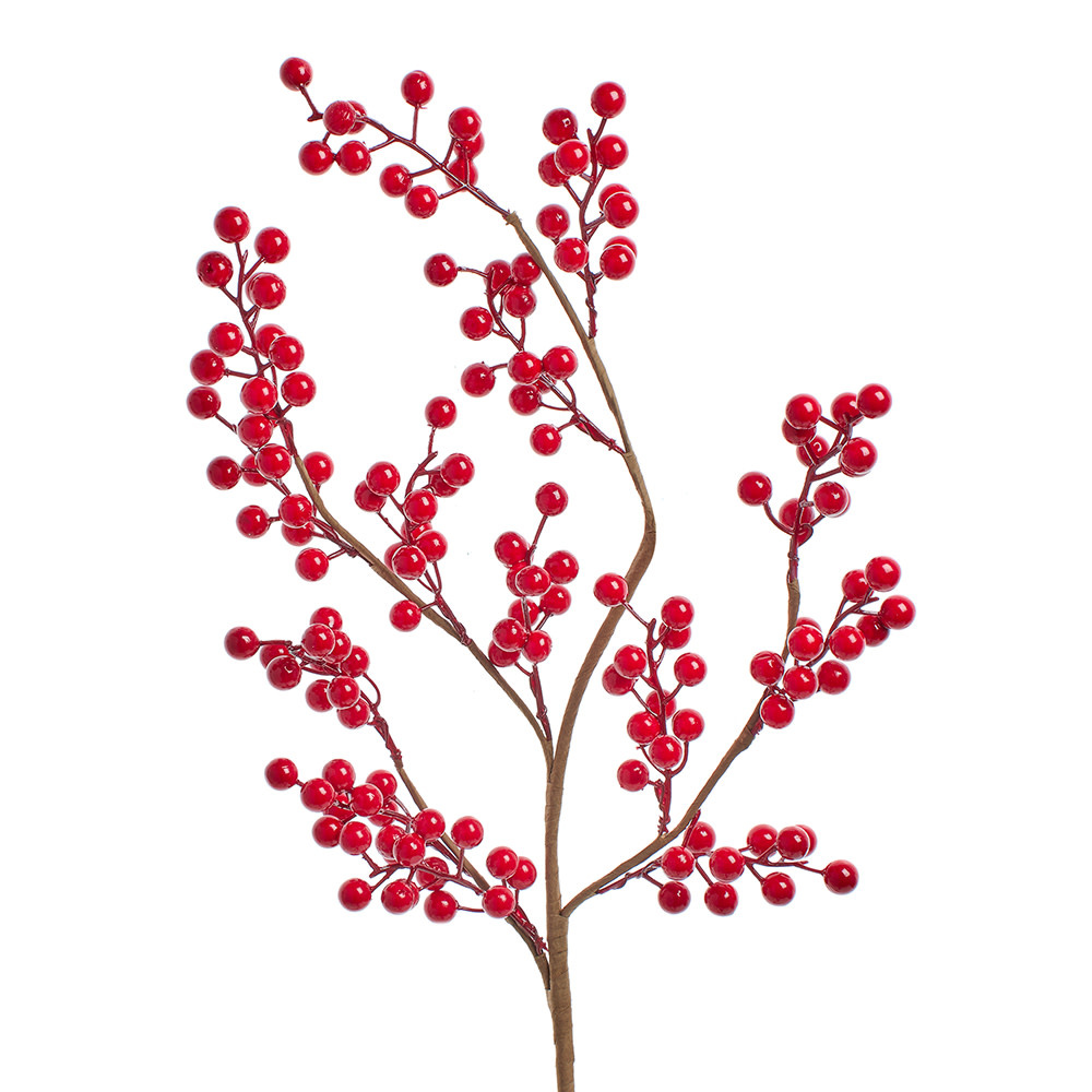 Red Berry Spray 29.5 Inch - Digs N Gifts