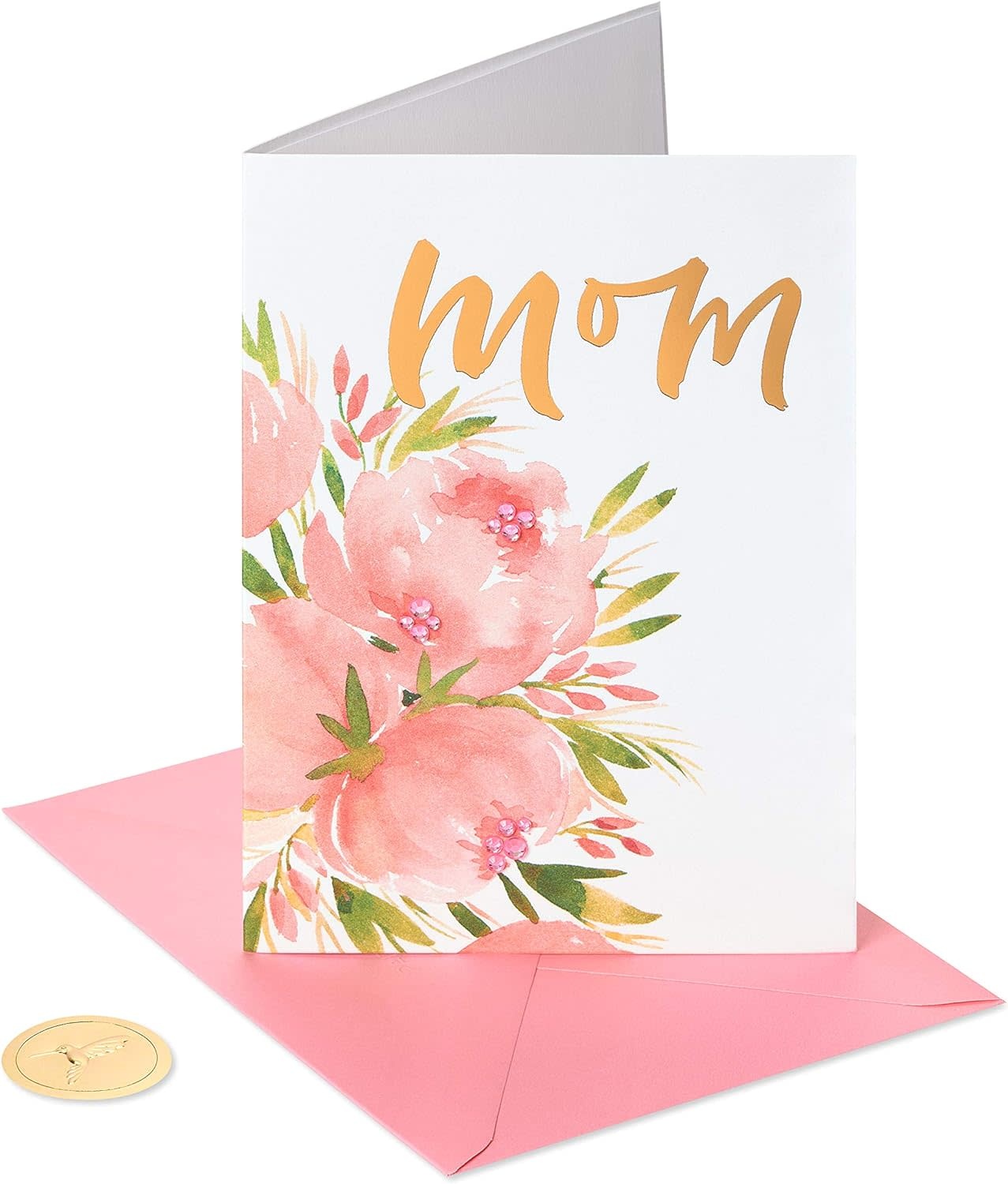 Mother's Day Card Bold Peonies So Thankful - Digs N Gifts
