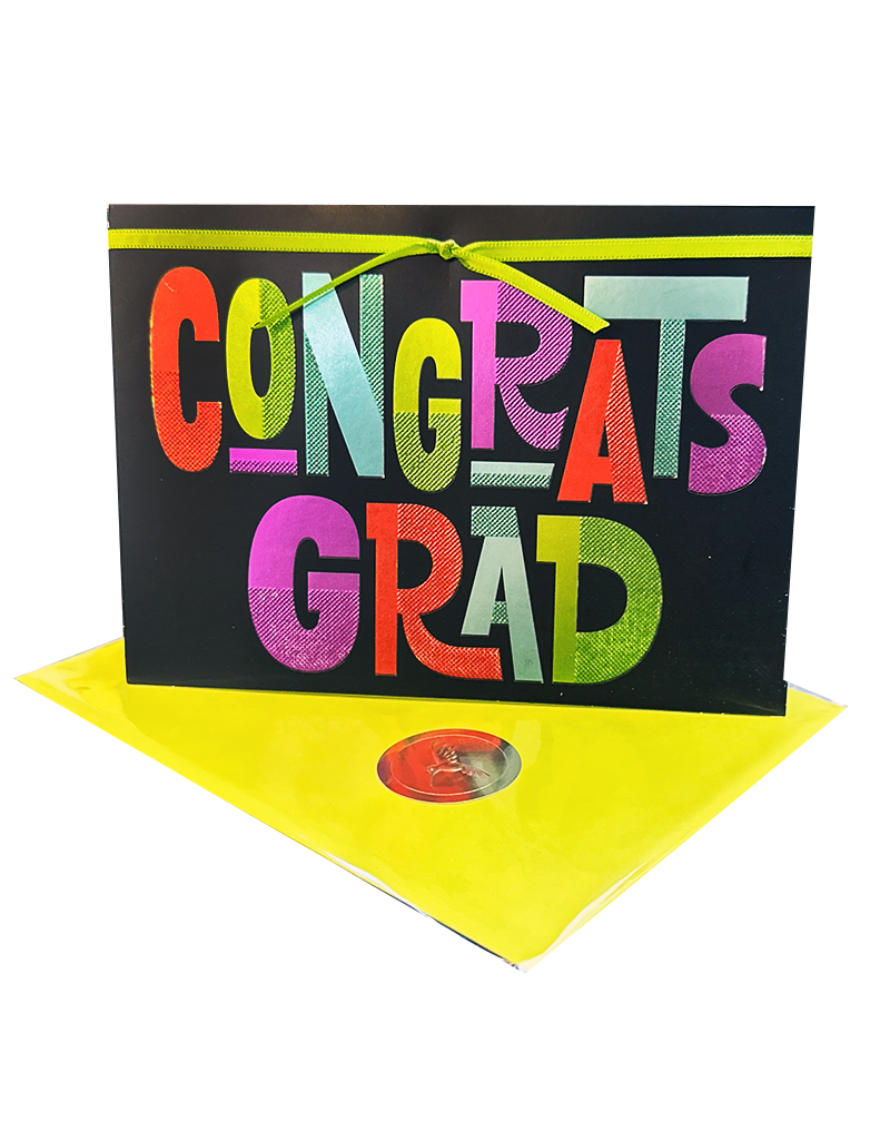 Graduation Cards Congrats Grad Card - Digs N Gifts