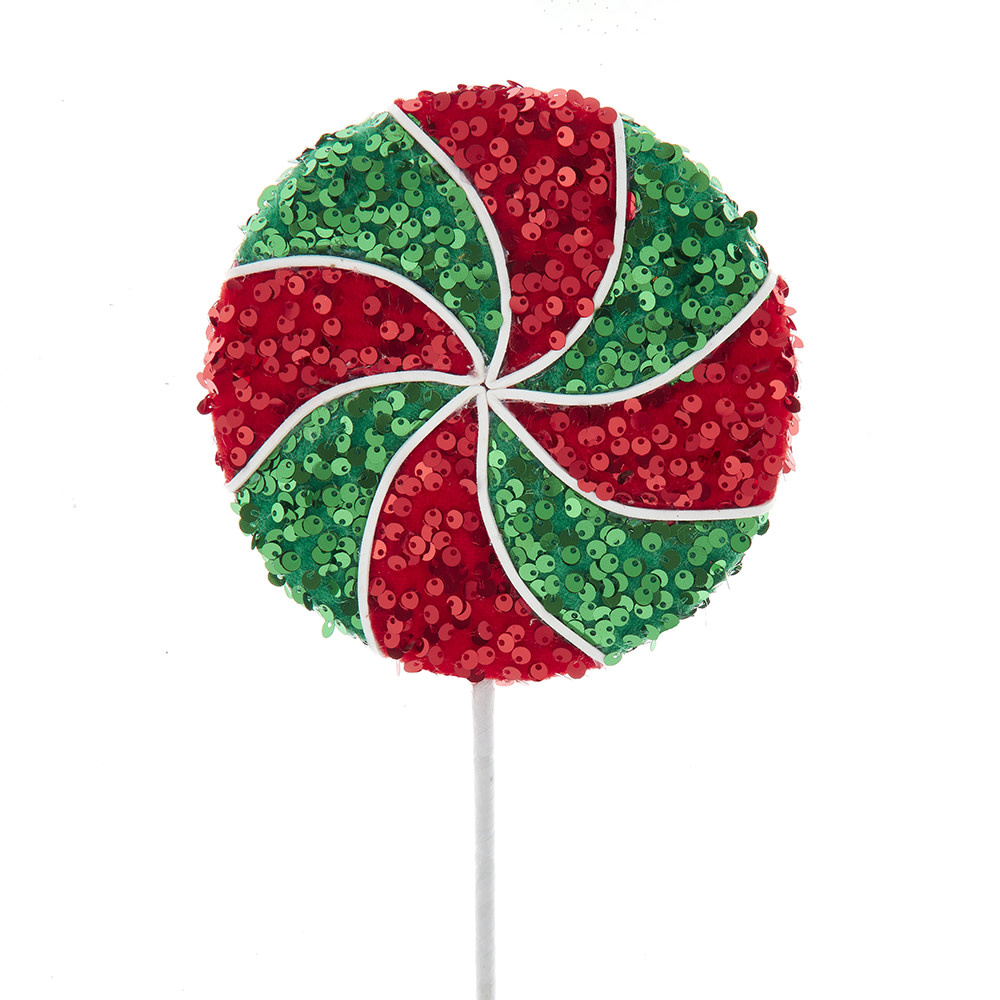 Lollipop Pick in Red And Green 21 Inches - Digs N Gifts