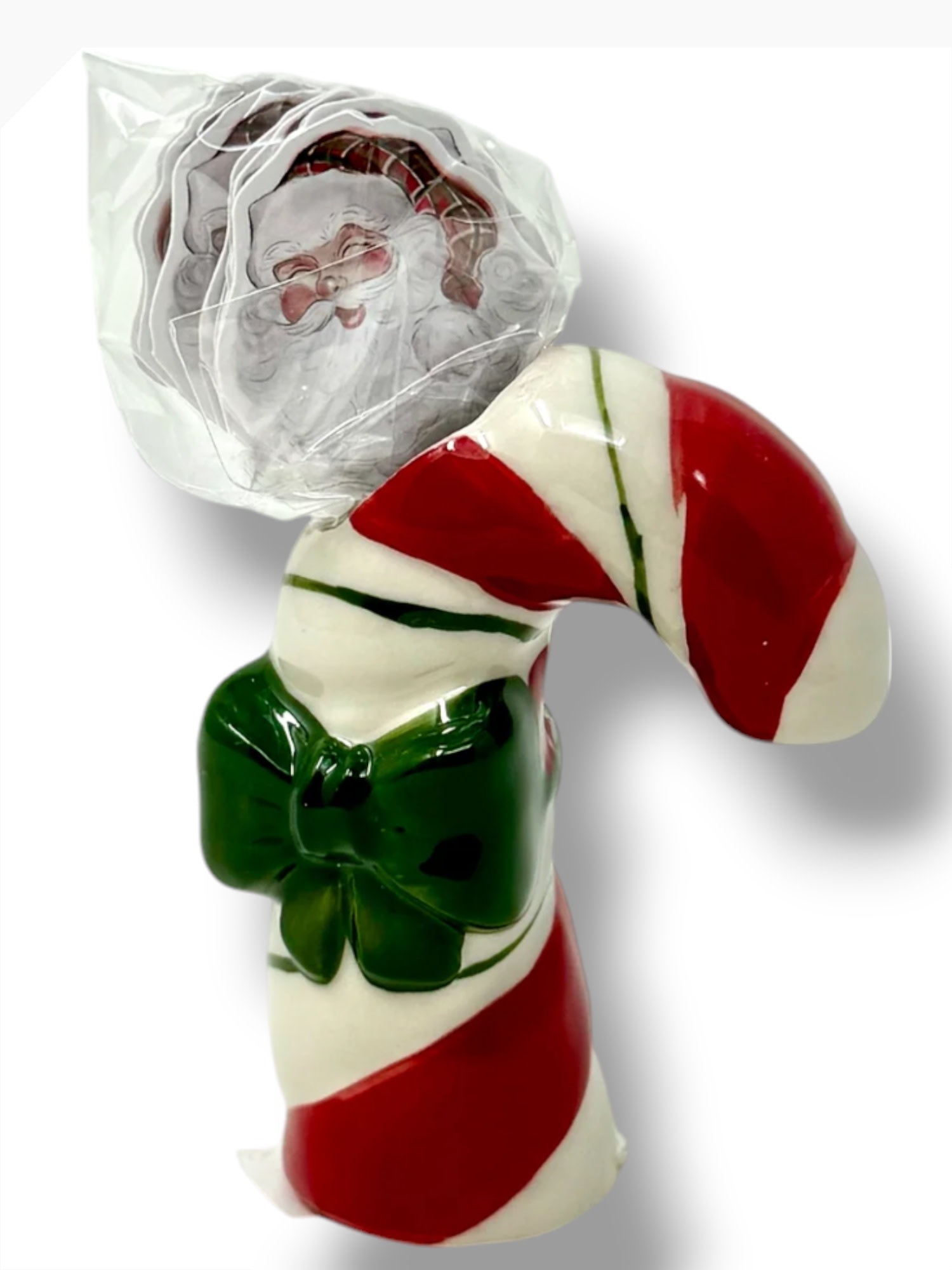 Ceramic Christmas Toothpick Holder | Candy-Cane in-stock and r - Digs N ...