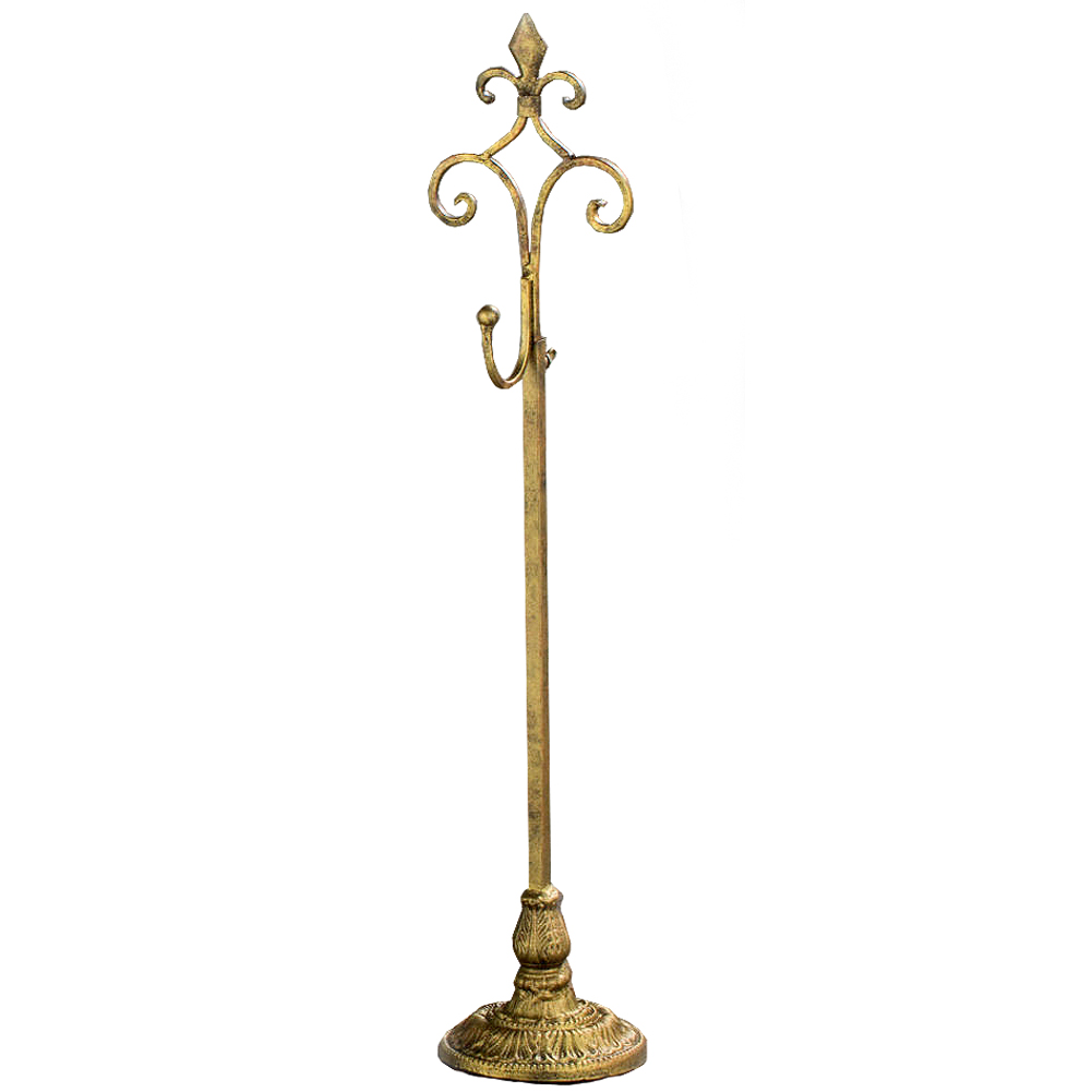 Adjustable Wreath Holder Stand Antique Gold - Digs N Gifts
