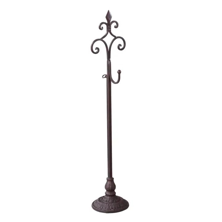 Adjustable Wreath Holder Stand Brown - Digs N Gifts