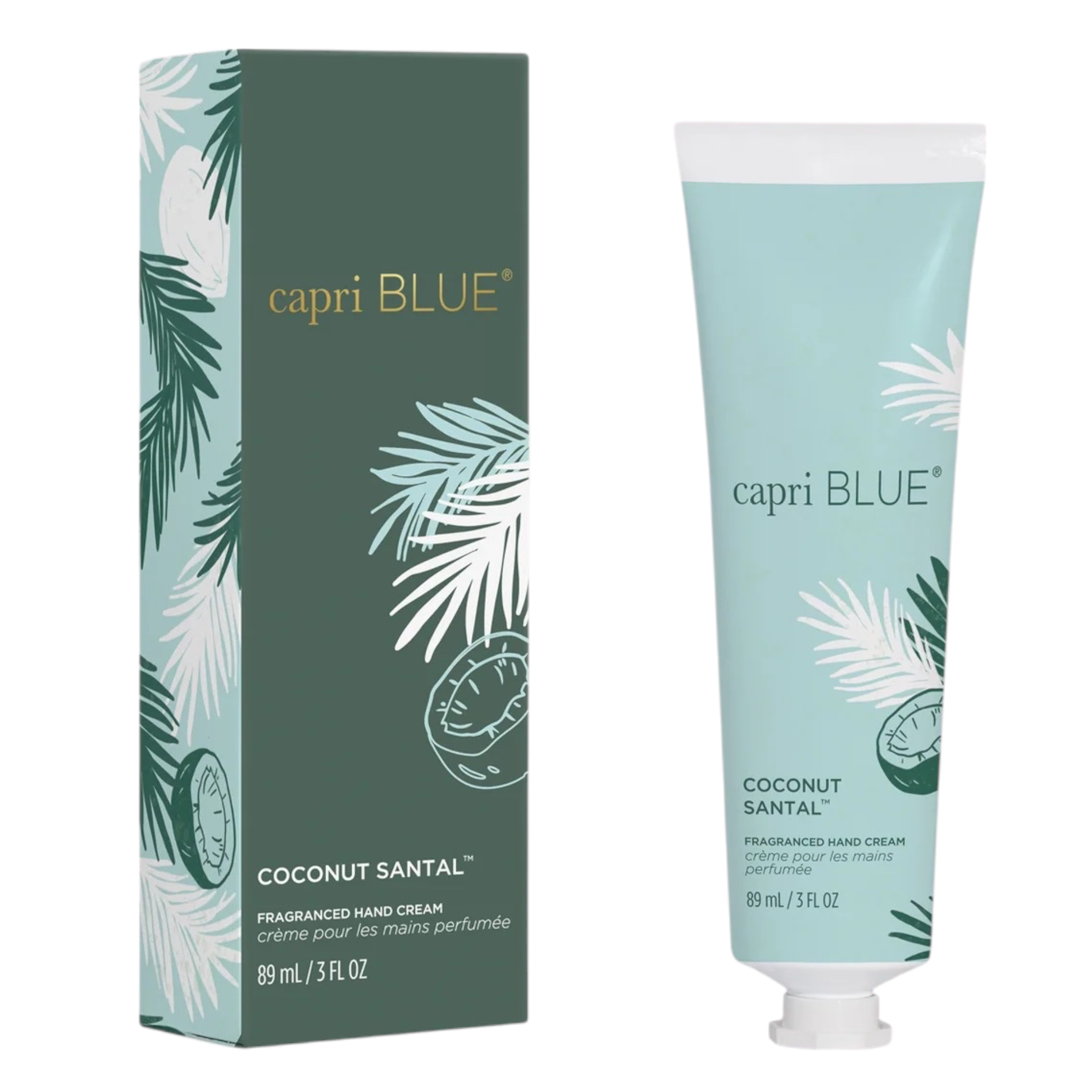 Coconut Santal Flora Hand Cream Skin Care 3.4 Oz - Digs N Gifts