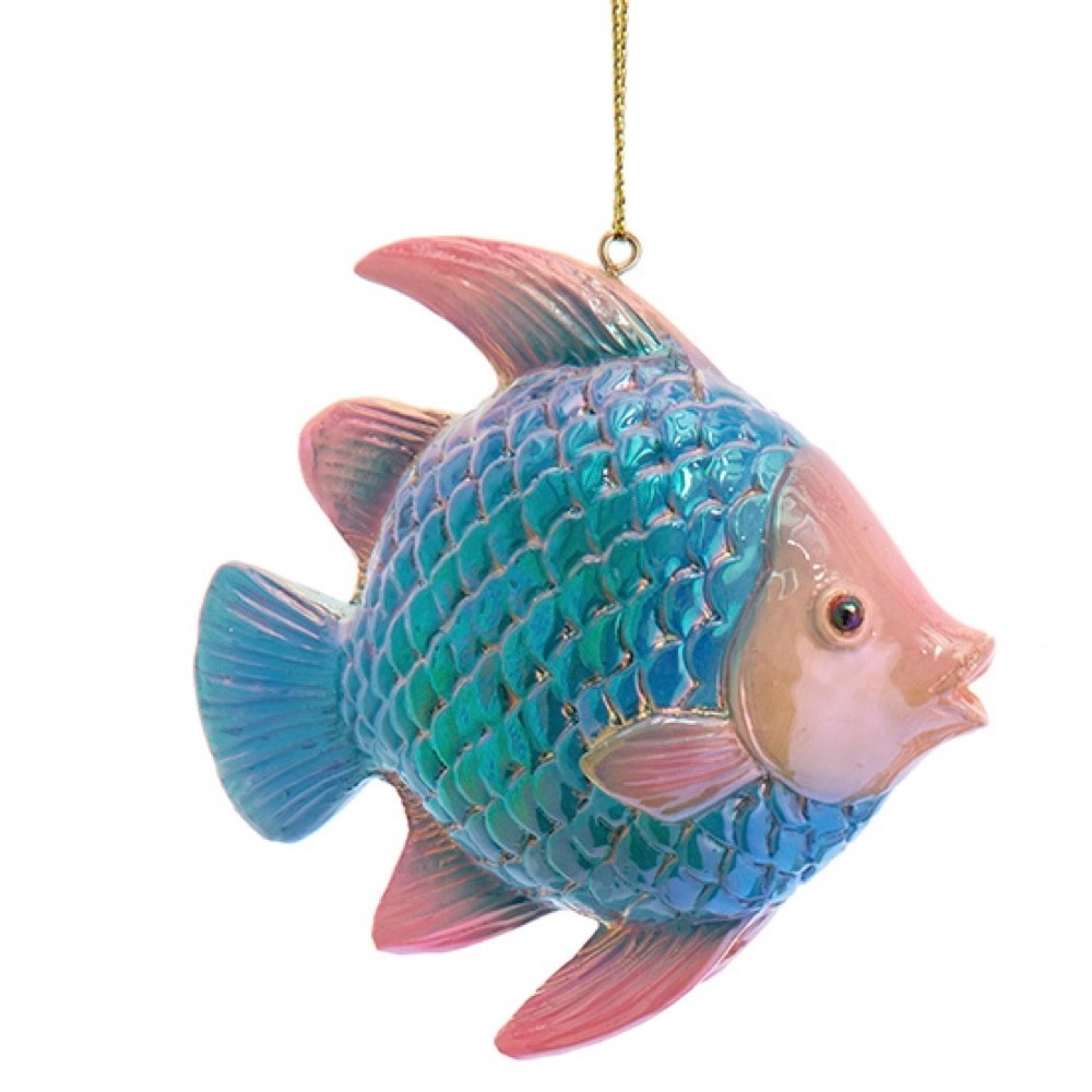 Tropical Fish Electroplated Ornaments DBPE - Digs N Gifts