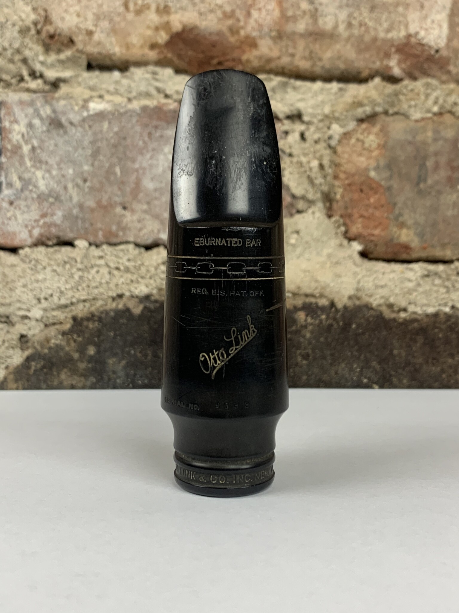 Otto Link "Eburnated Bar" Hard Rubber Tenor Mouthpiece Original 5 - JL ...