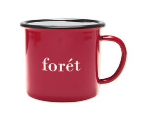 Bean Enamel Mug in Red - Eastwood Ave. Menswear