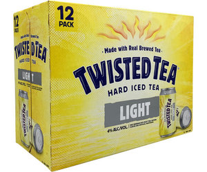 TWISTED TEA LIGHT 12PK/12OZ CAN - Cork 'N' Bottle