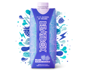 BEATBOX BLUE RAZZBERRY 16.9 OZ CONTAINER - Cork 'N' Bottle