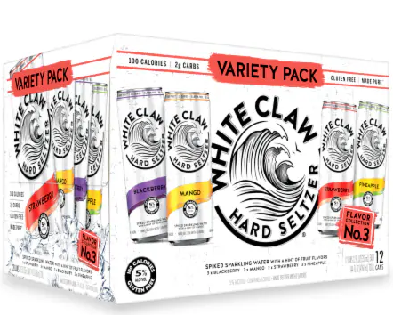 WHITE CLAW VARIETY PACK#3 12PK/12 OZ CAN - Cork 'N' Bottle