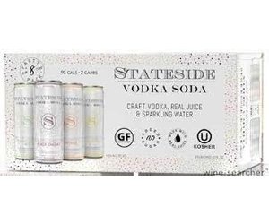STATESIDE VODKA SODA VARIETY 8PK/12OZ CAN - Cork 'N' Bottle