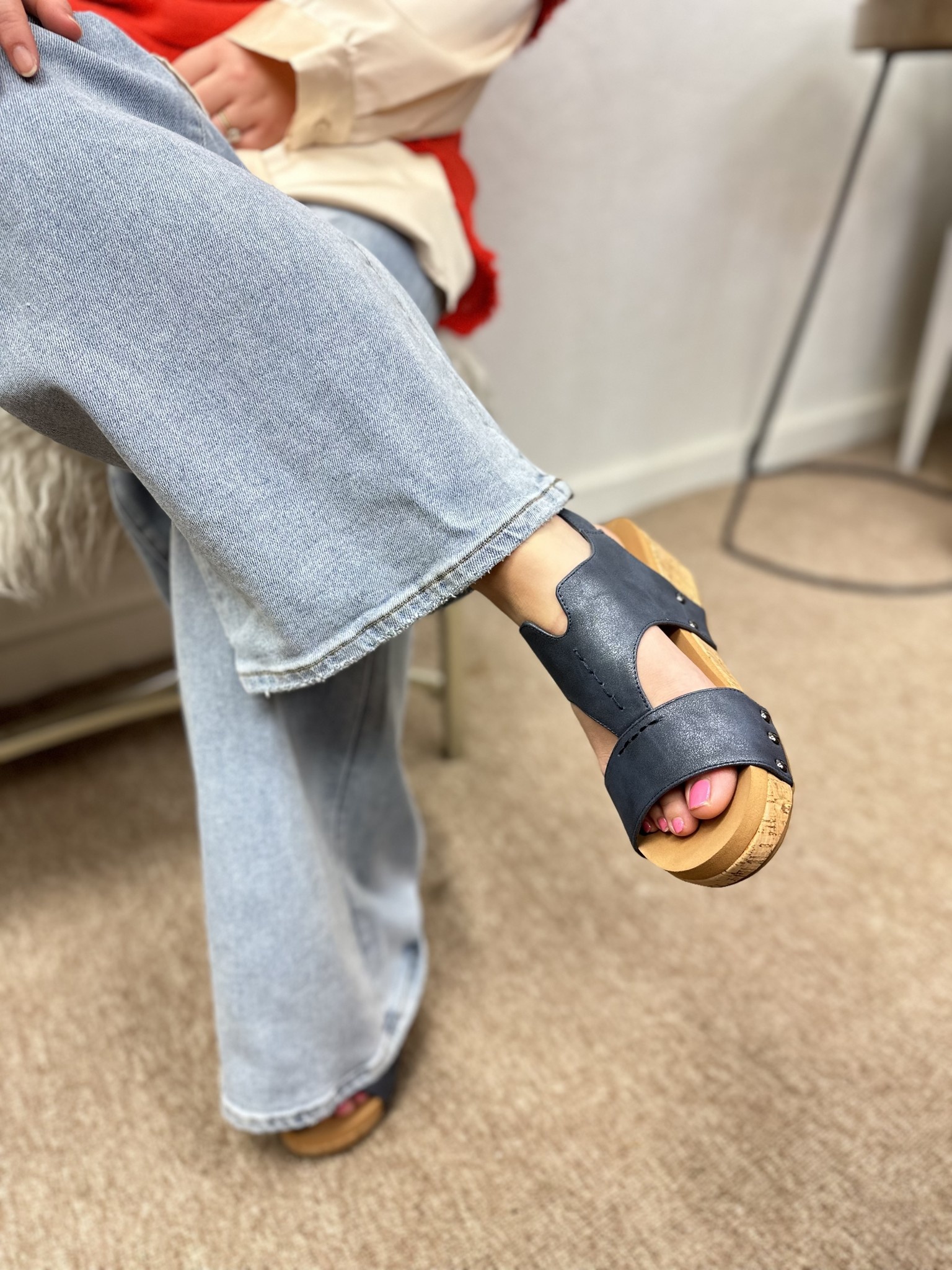 RDP5120X High Rise Wide Leg Jeans - Meri's Boutique