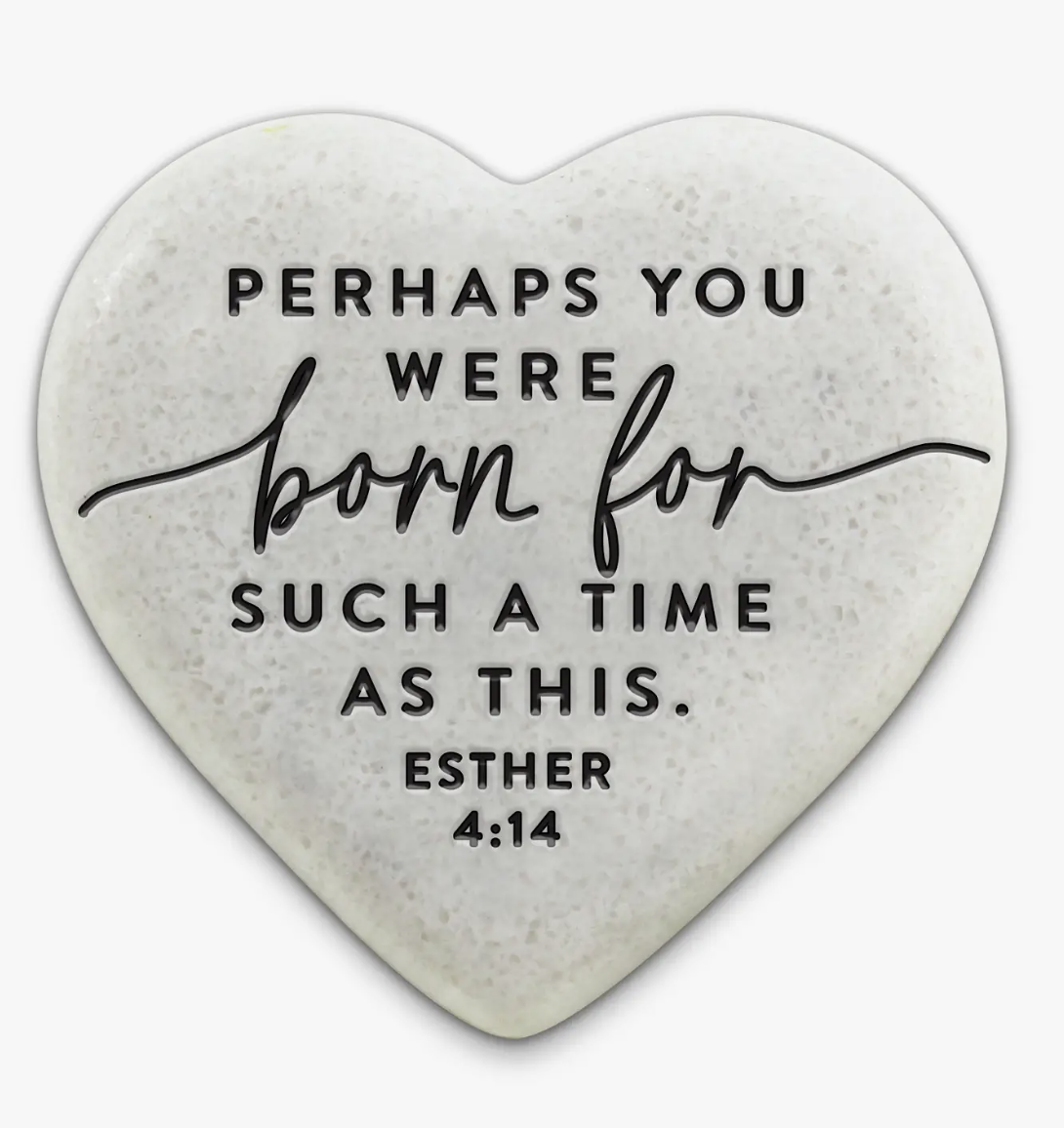Scripture Stone Heart - Meri's Boutique