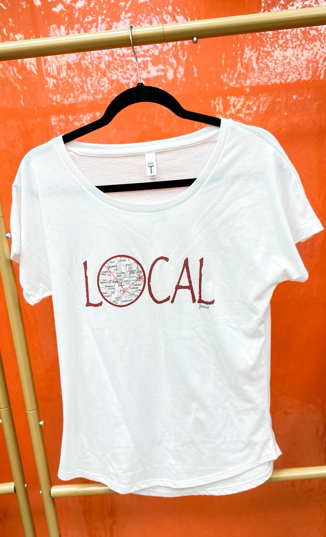 Hometown Map Graphic Tee - Meri's Boutique