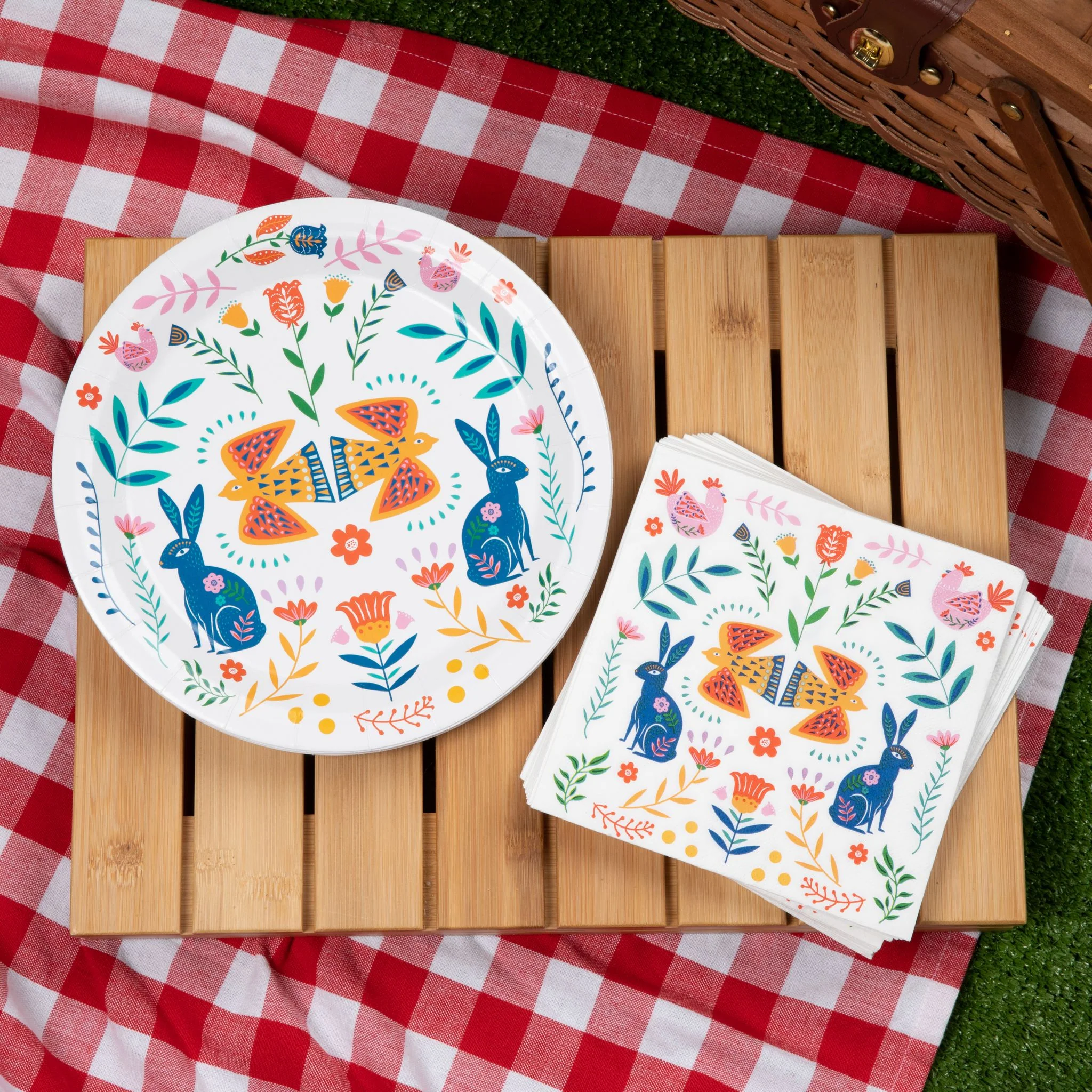 Paper Plate & Napkin Set 48 pc - Meri's Boutique