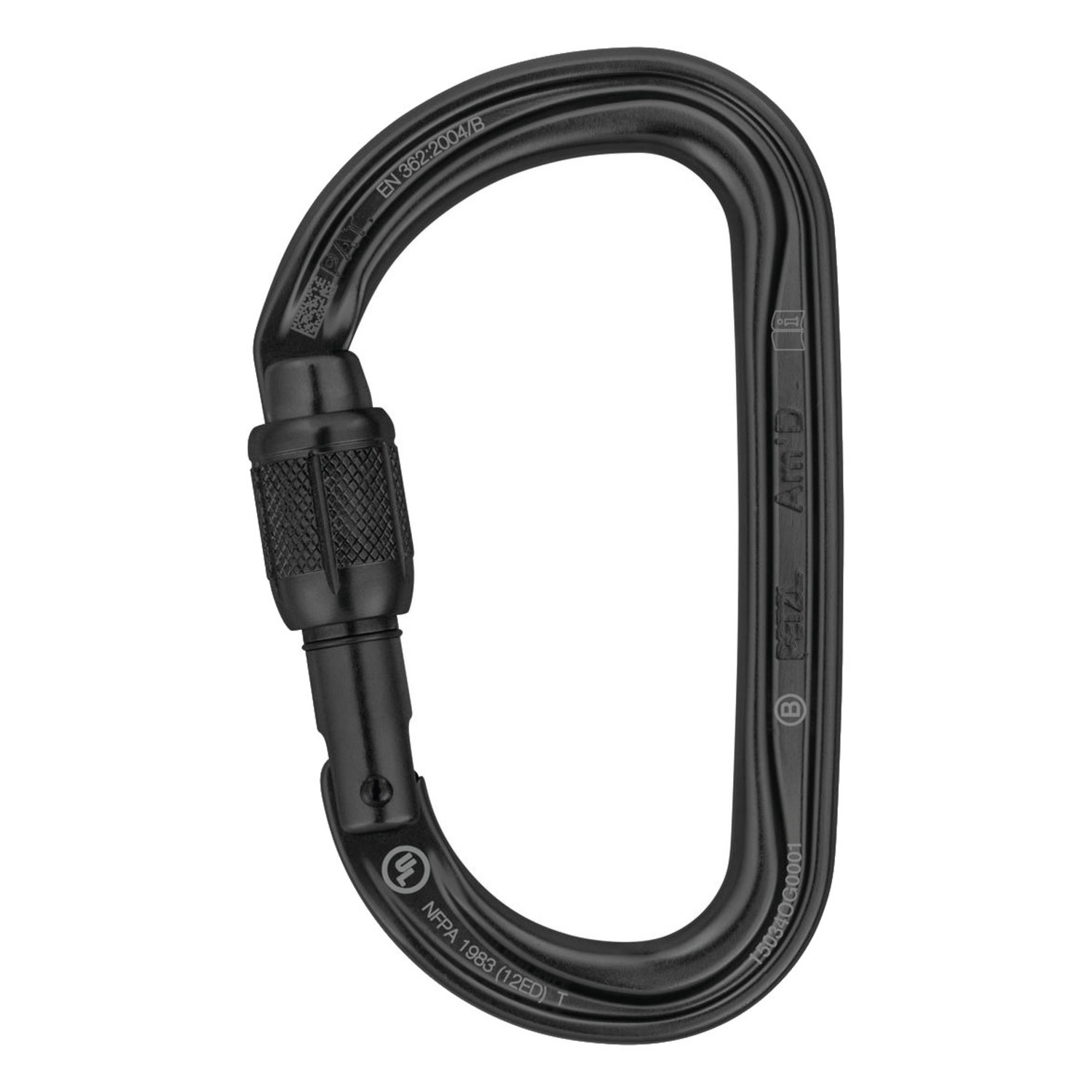 Petzl Am'D Screw-Lock Black - True Outdoors