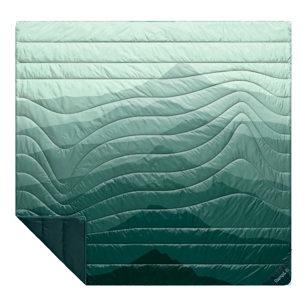 Rumpl Original Puffy 2-Person Blanket - Cascade Fade - True Outdoors