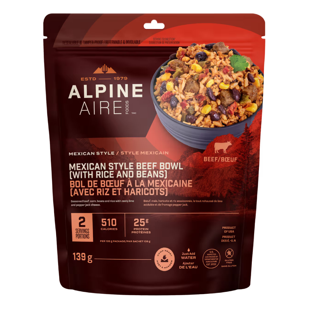 AlpineAire Mexican Style Beef Bowl - True Outdoors