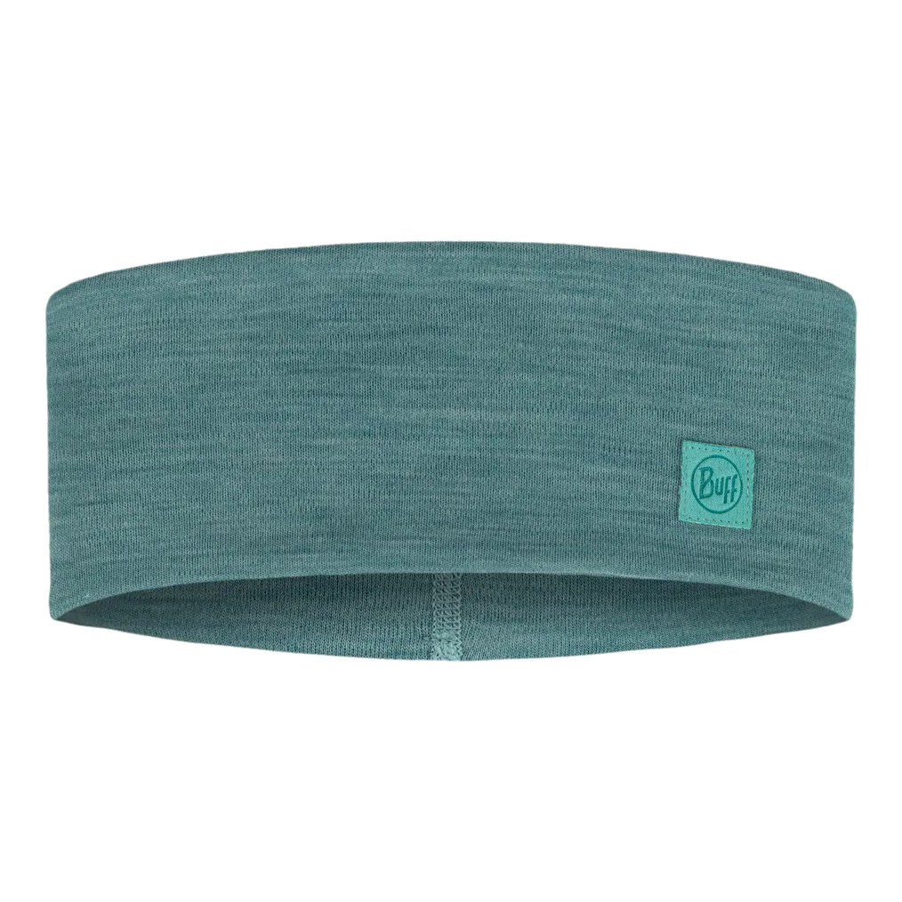 Buff Merino Wide Headband - Solid Pool - True Outdoors