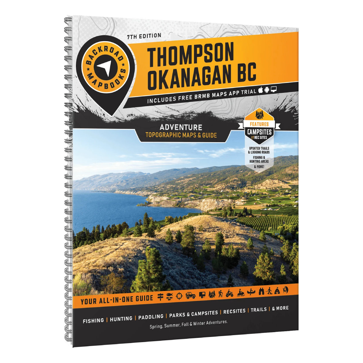 Backroad Mapbooks Thompson Okanagan BC Backroad Mapbook (7th Edition ...