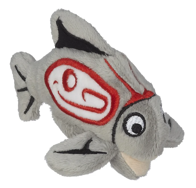 Sammy the Salmon finger puppet - Stó∶lō Gift Shop