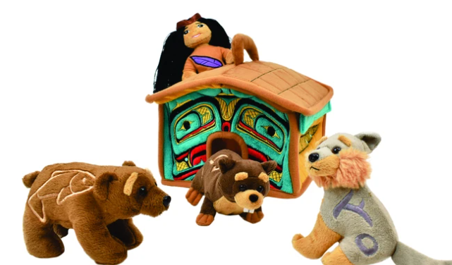 Long House- Playhouse 10" - Stó∶lō Gift Shop