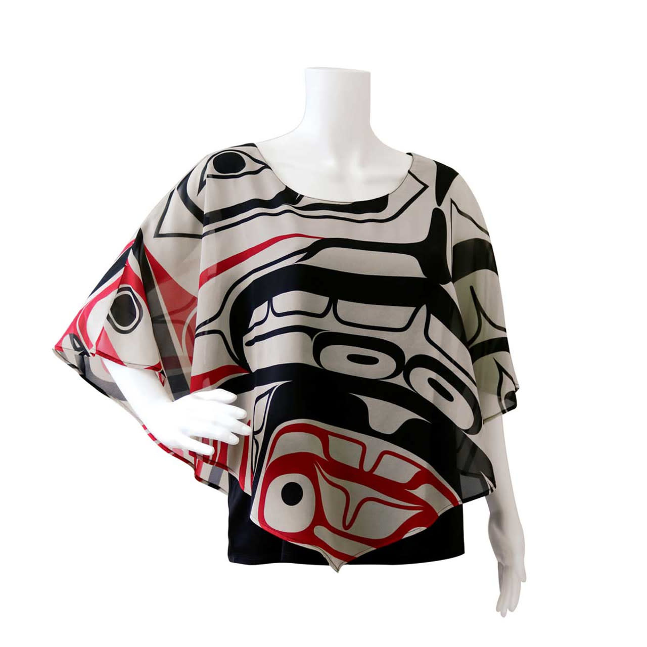 Chiffon Blouse - Raven Box by Allan Weir - Stó∶lō Gift Shop