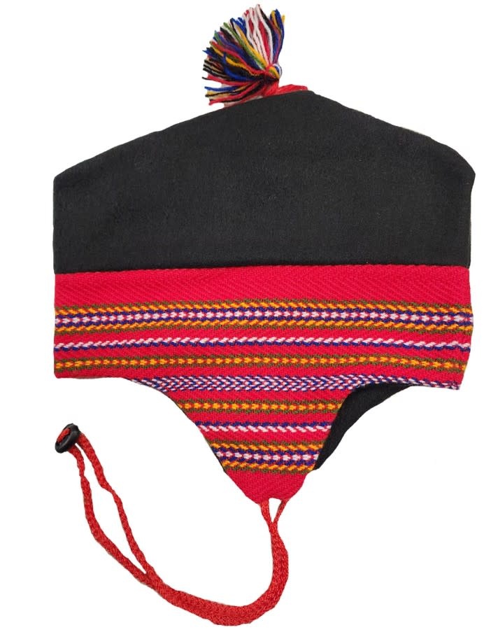 Metis Black Fleece Sash Toque - Stó∶lō Gift Shop