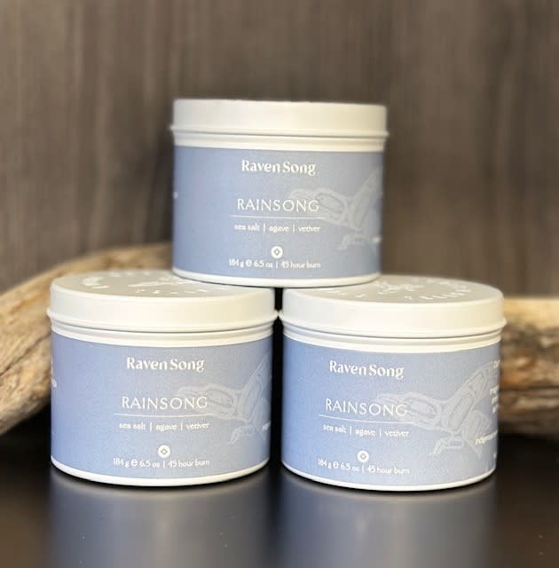 Raven Song Candle Rainsong - Stó∶lō Gift Shop