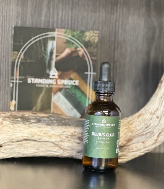 Devils Club Pain Oil by Standing Spruce - Stó∶lō Gift Shop