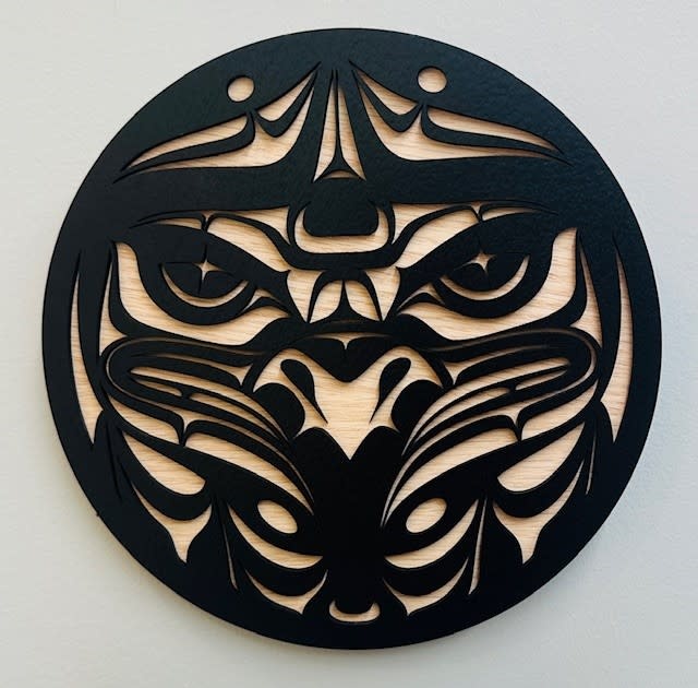 8" Sacred Spirit Plaque by Raven Wolden - Stó∶lō Gift Shop
