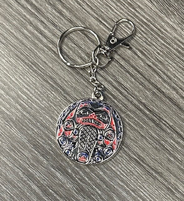 Metal Keychain - Beaver by Andromeda Reece - Stó∶lō Gift Shop