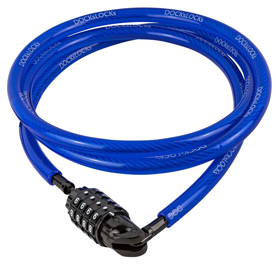 DocksLocks Straight Combination Lock Cable - The Kayak Centre