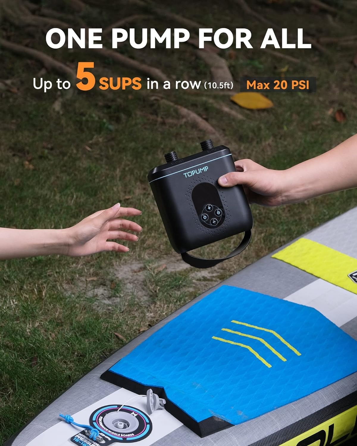 Electric Paddleboard Pump - 20 PSI - The Kayak Centre