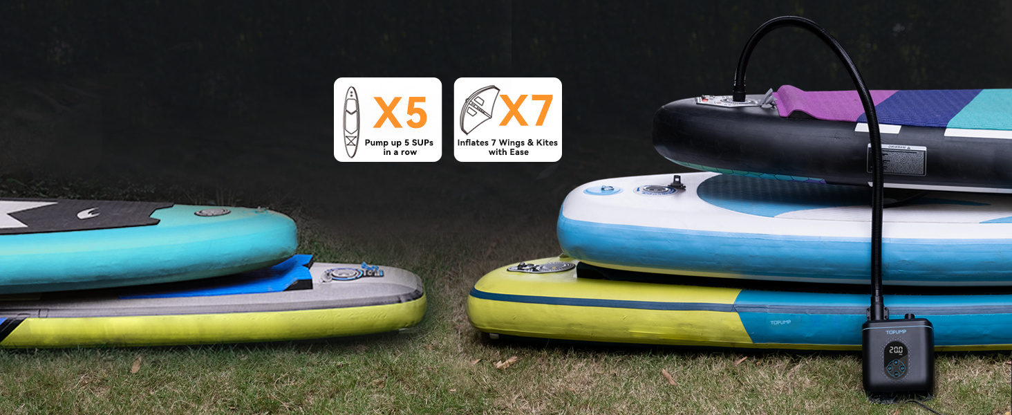 Electric Paddleboard Pump - 20 PSI - The Kayak Centre