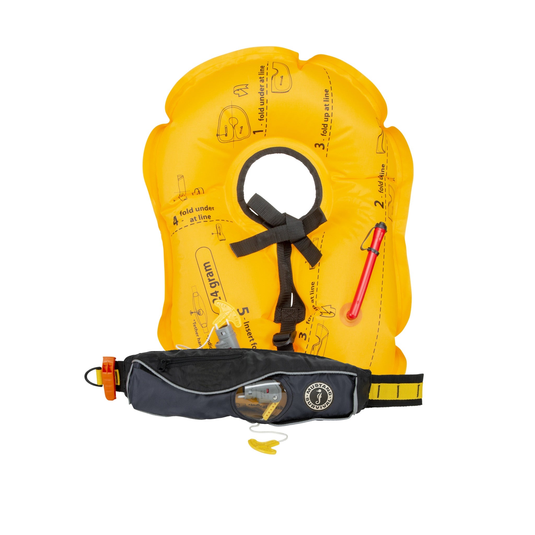 Mustang Fluid 2.0 Belt Pack - Inflatable PFD - The Kayak Centre