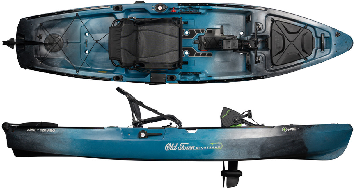 Old Town Sportsman ePDL 120 PRO Kayak - The Kayak Centre
