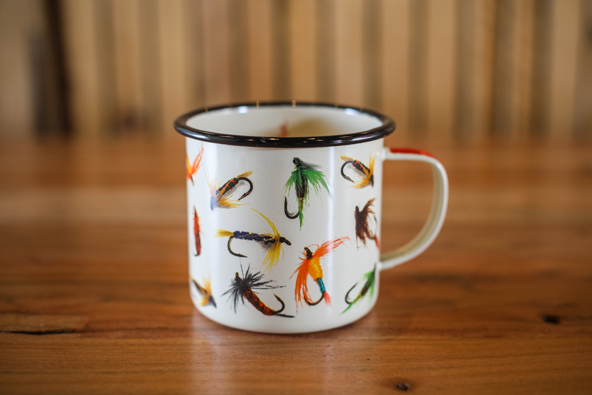 Enamel Mug - Fishing Flies - The Local Store