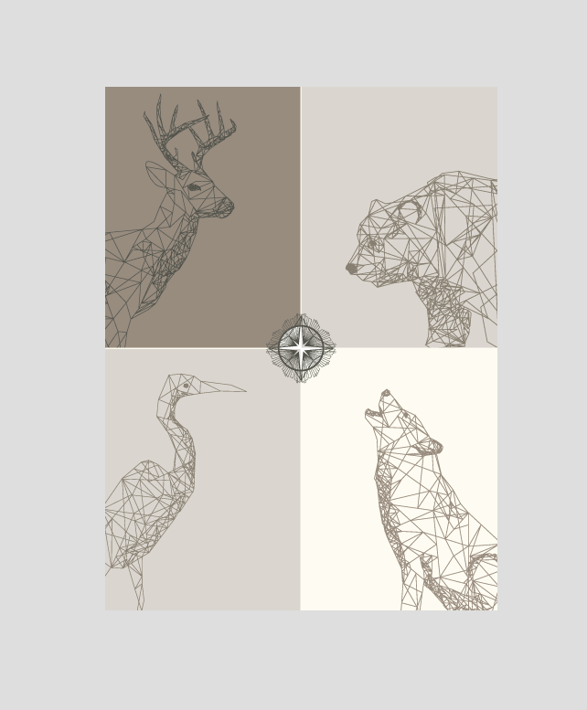 Geo Animals Print - The Local Store