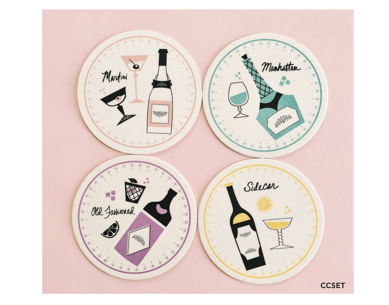 Cocktail Coasters - Set of 10 - The Local Store