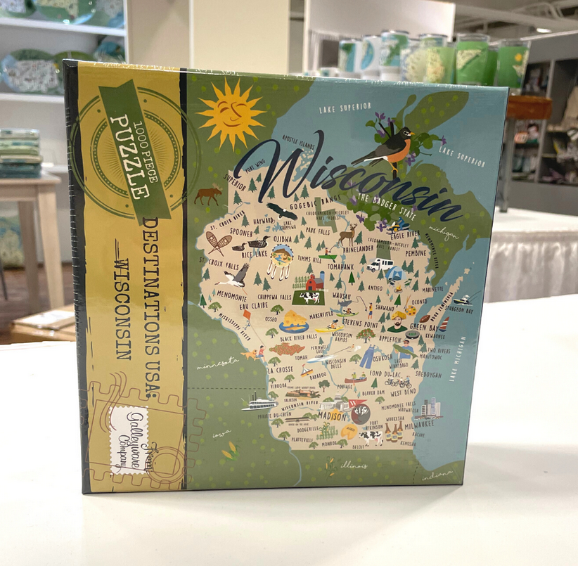 Whimsical Wisconsin Puzzle (1,000 pc) - The Local Store