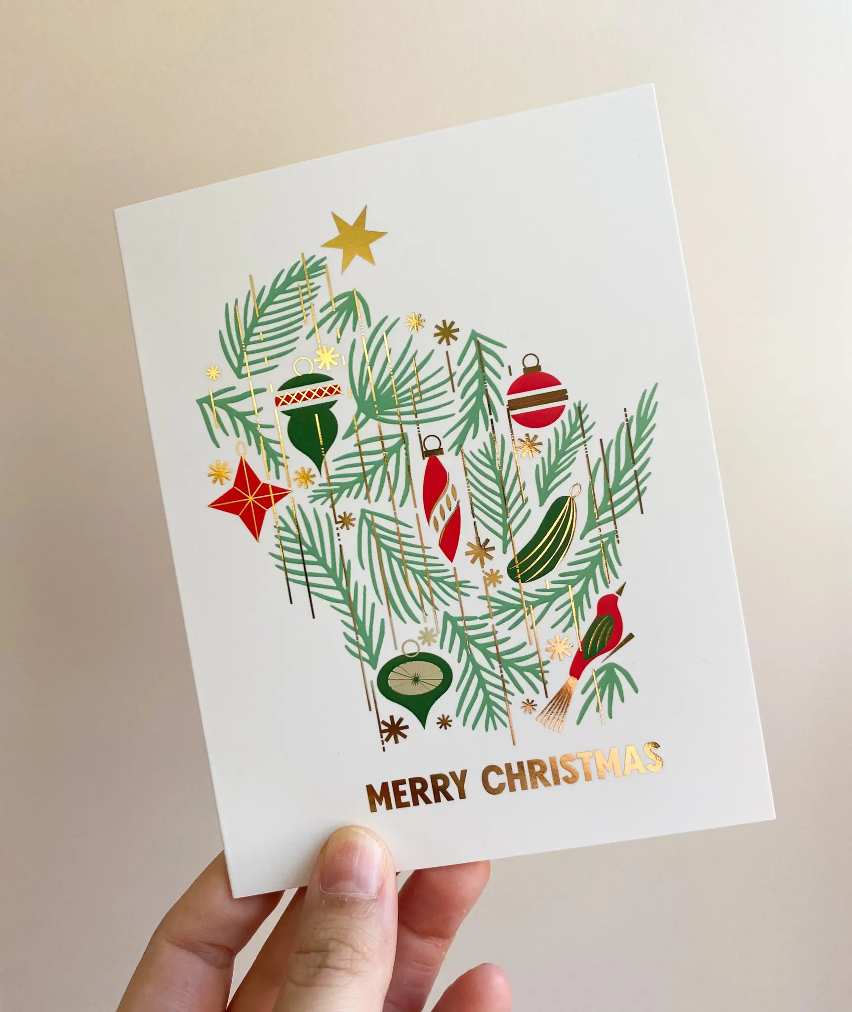 Wisconsin Merry Christmas Card - The Local Store