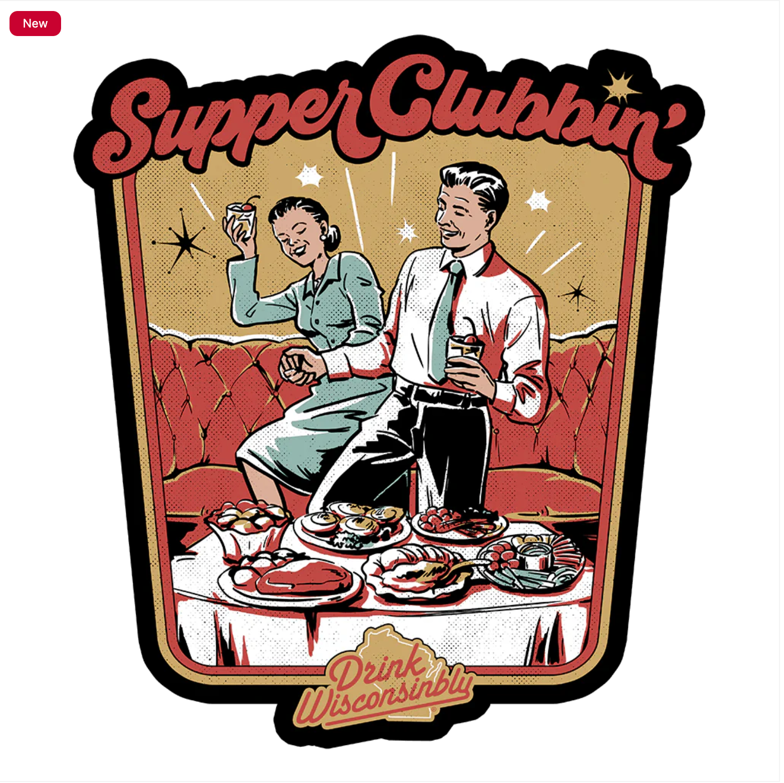 Sticker: Supper Clubbin' - The Local Store