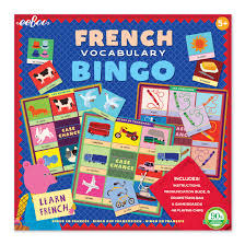 eeBoo FRENCH BINGO (2ND EDITION) - Monkey Mountain Toys & Games